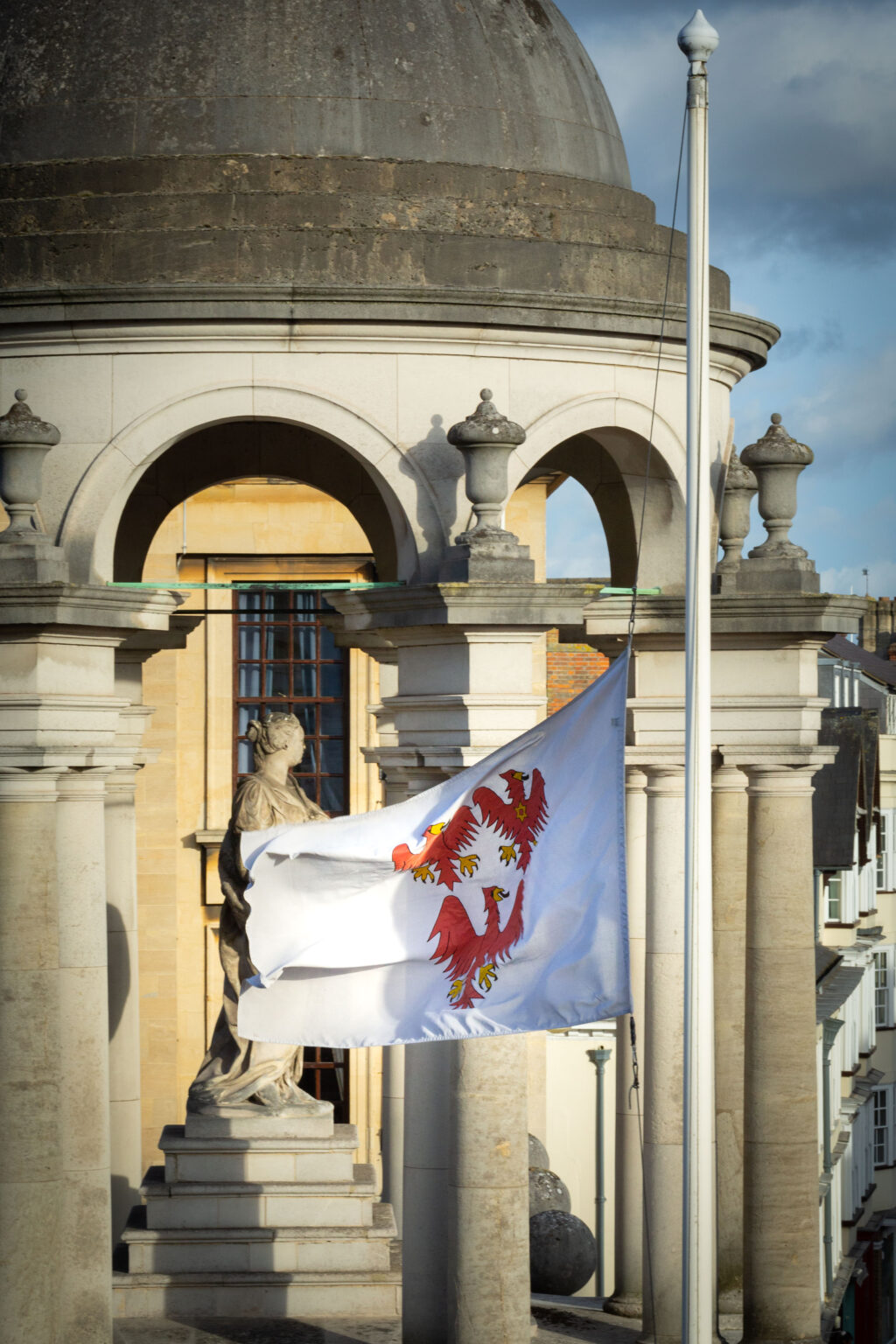 College flags - The Queen's College, Oxford